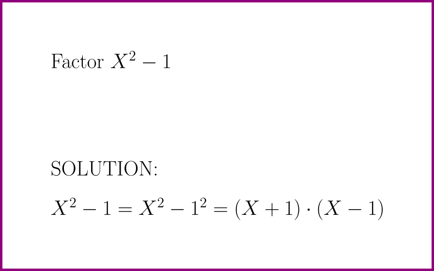 Factor X 2 1 problem With Solution LUNLUN COM